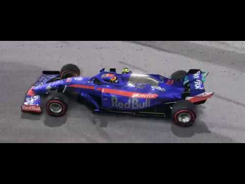 F1 2019 Singapur GP Rennen #15 @ Weltmeisterschaft Scuderia Toro Rosso Team