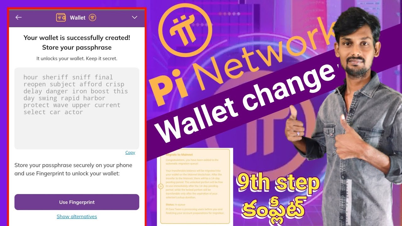 pi network wallet passphrase recovery | how to pi network wallet ...