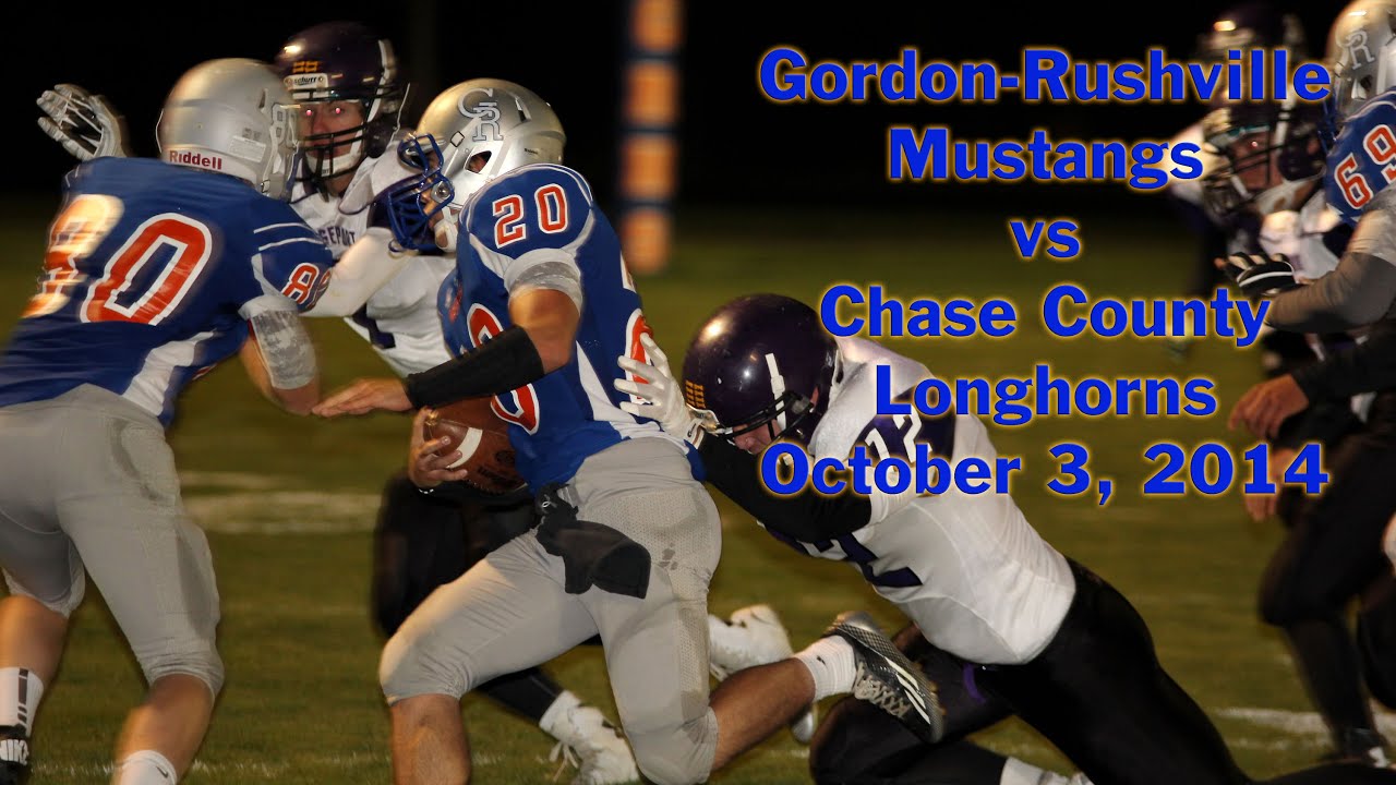 Gordon-Rushville Football vs Chase County - YouTube