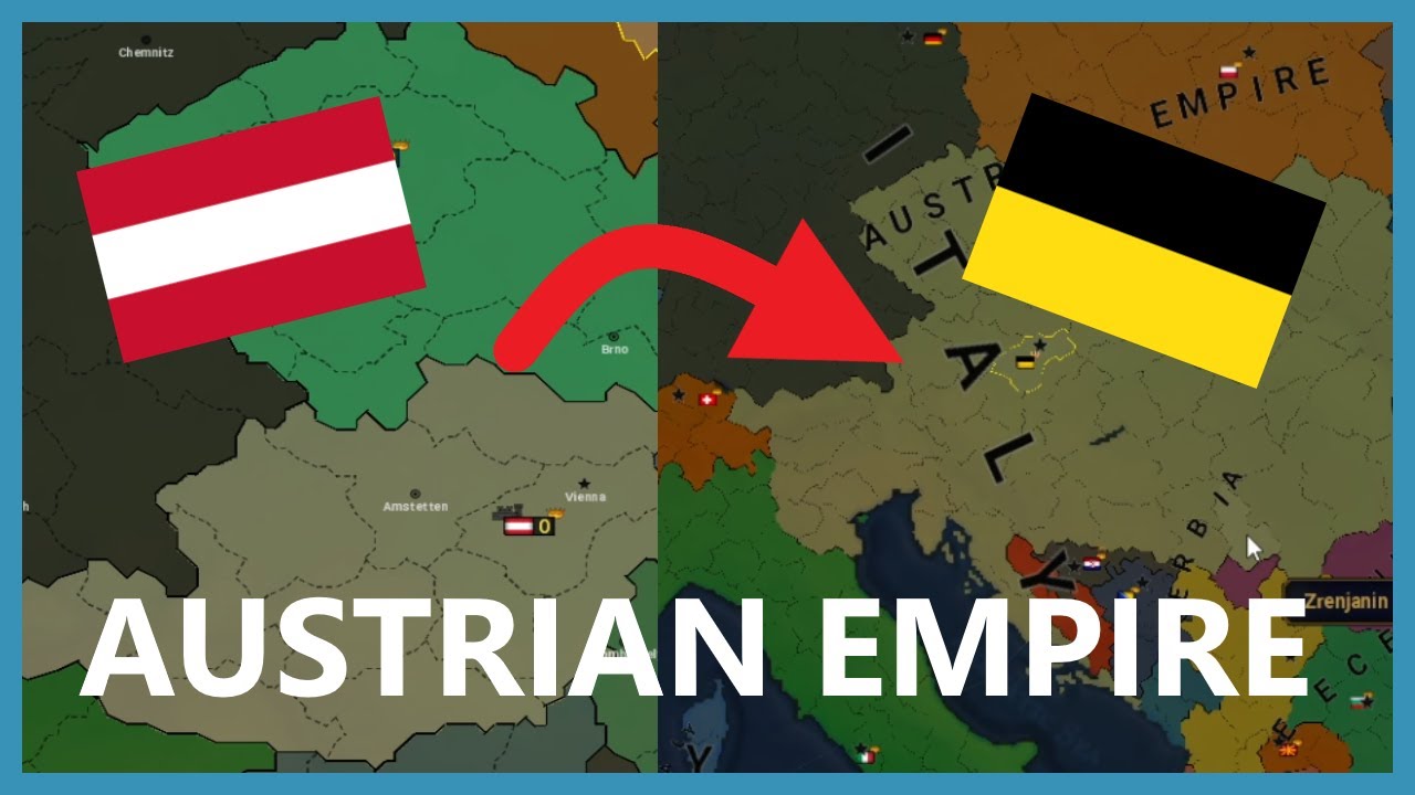 Forming AUSTRIAN EMPIRE in AOH2 - YouTube
