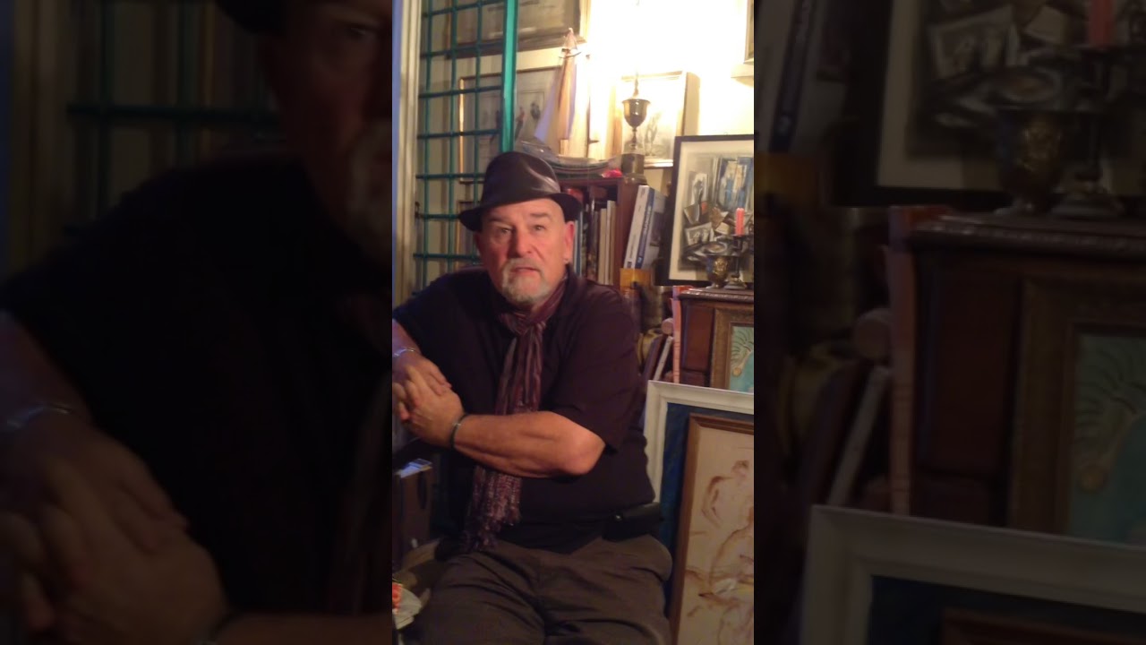 Bob being painted by Italian artist Gianna Paola Cuneo #shorts - YouTube