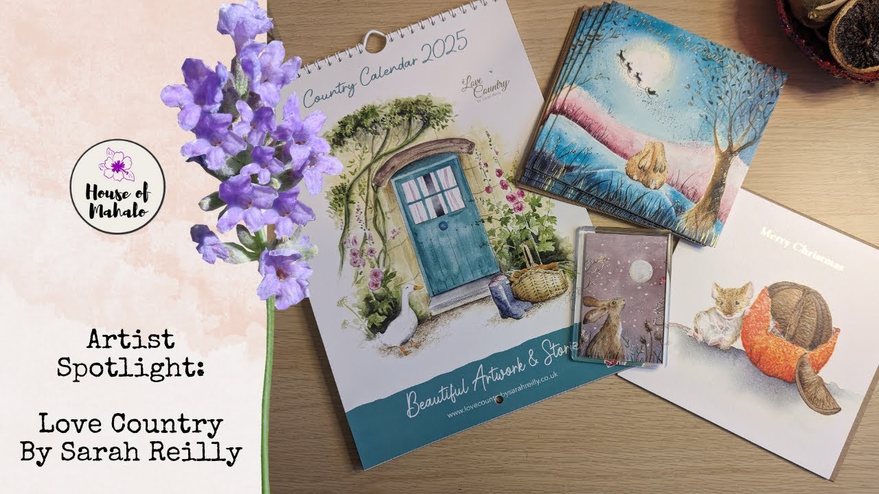 My Mini Art Haul From Love Country by Sarah Reilly - YouTube