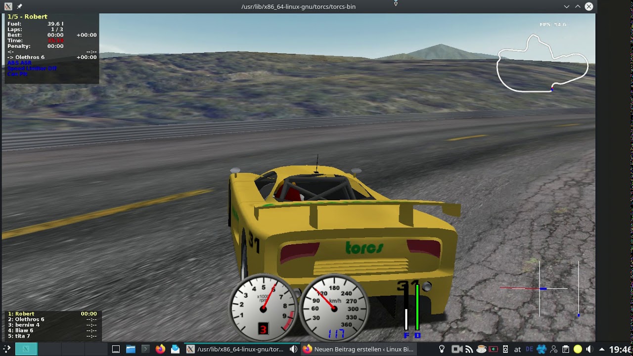torcs The open Racing Car Simulator - YouTube