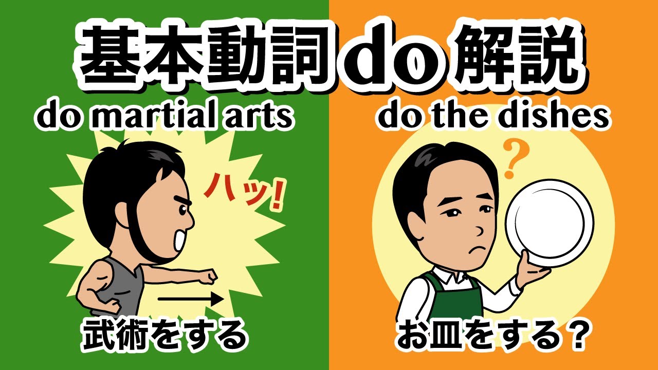 基本動詞 do のコアイメージ解説・意味の樹形図 - YouTube