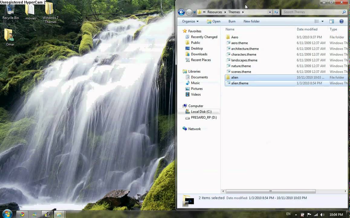 How To Get Alienware Theme For Windows 7! - YouTube