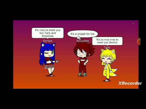 Knuckles is simping on Sonica?! Tails and Knuckles meet Sonica ( Female ...