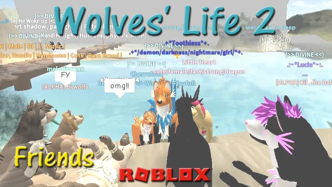 Roblox - Wolves' Life 2 - Friends #8 - HD - YouTube