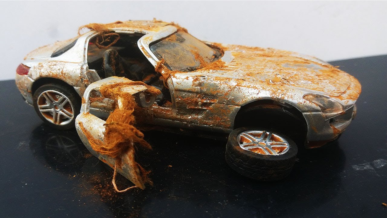 Restoration and customization damaged rusted Mercedes benz car restored ...
