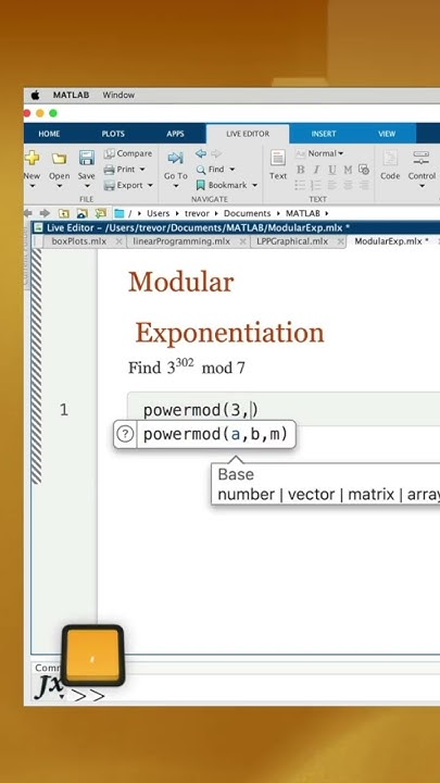 MATLAB | Modular Exponentiation - YouTube
