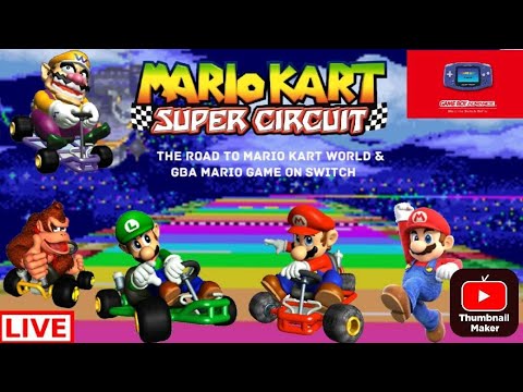 Mario Kart Super Circuit (GBA Expansion Pack) Live Stream Part 1 Best ...