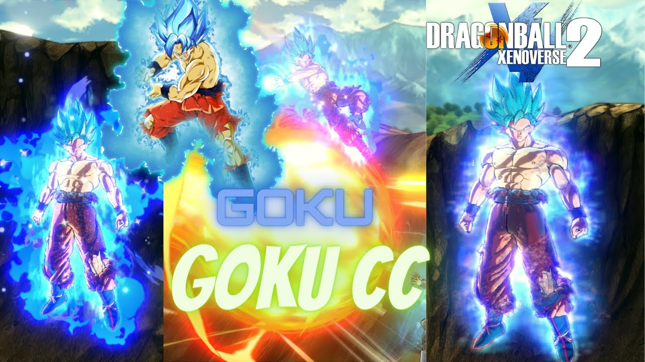 Goku CC dbh (SSJ BLUE) | Dragon ball Xenoverse 2 mods - YouTube