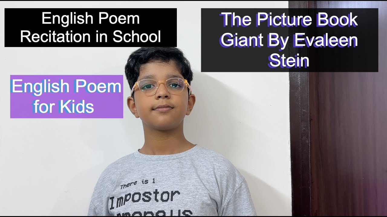 The Picture Book Giant | English Poem for Kids | Poem Recitation in ...