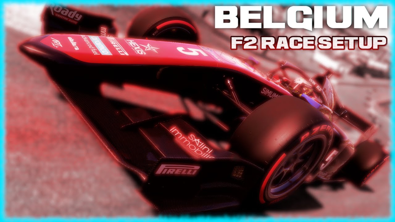 F1 23 Belgium F2 Setup Guide - YouTube