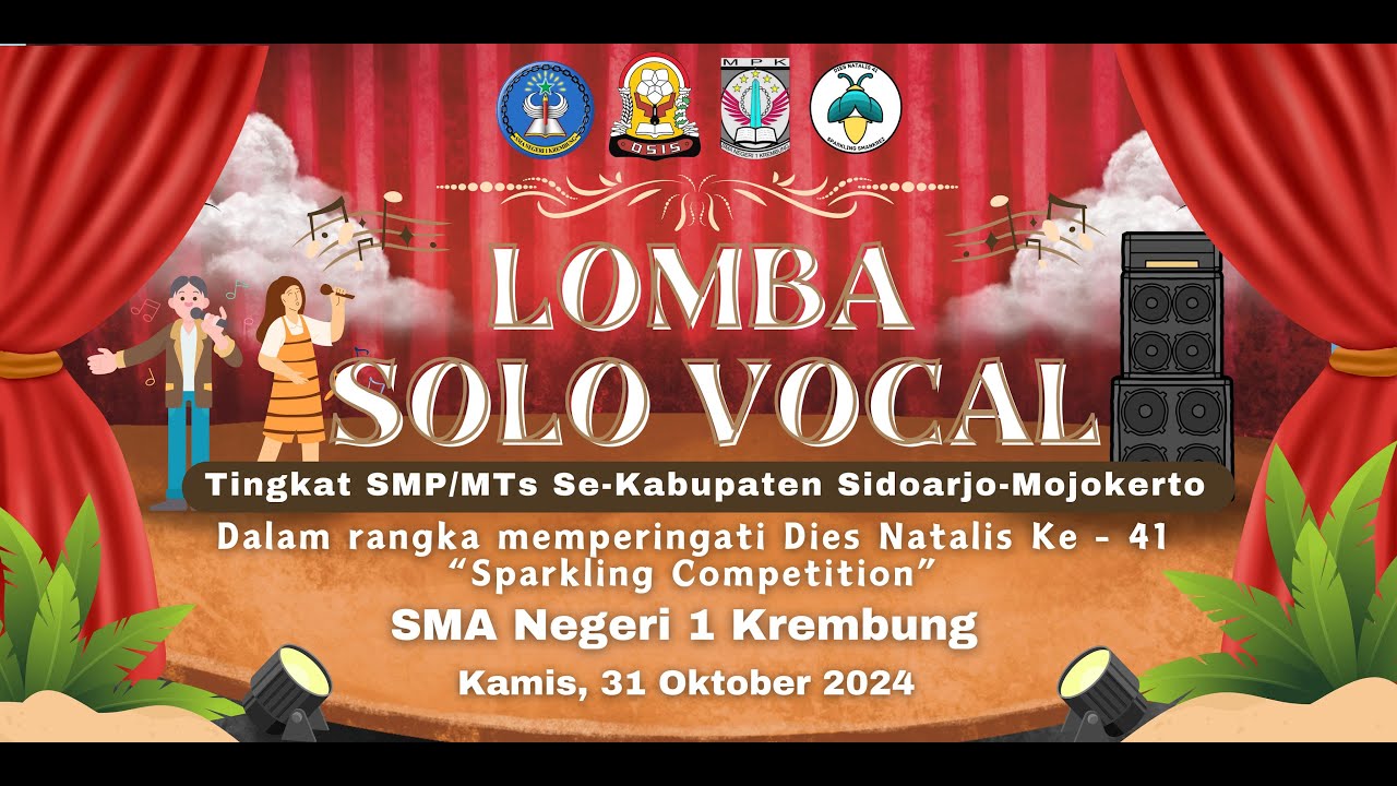 LOMBA SOLO VOCA: dalam rangka memperingati DIES NATALIS ke-41 "Sparkling Competiton" - YouTube