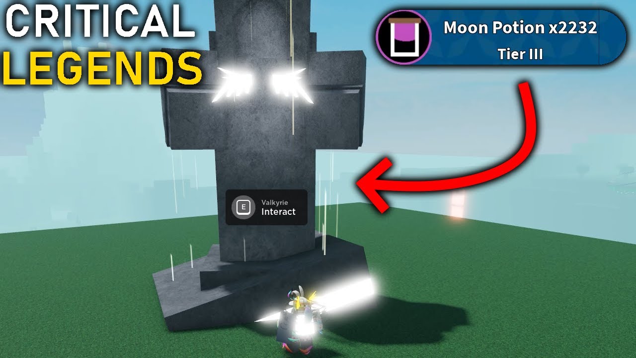 Using Over 2000 Moon Potions To Get Valk In Critical Legends - YouTube