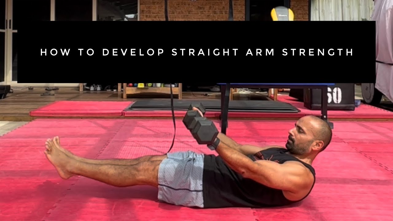 How to develop straight arm strength - YouTube