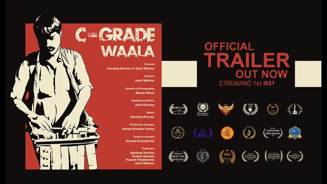 Official Trailer | C-Grade Waala | Large Short Film |Award Winner| Sandeep Parmar & Amit Mathur ...