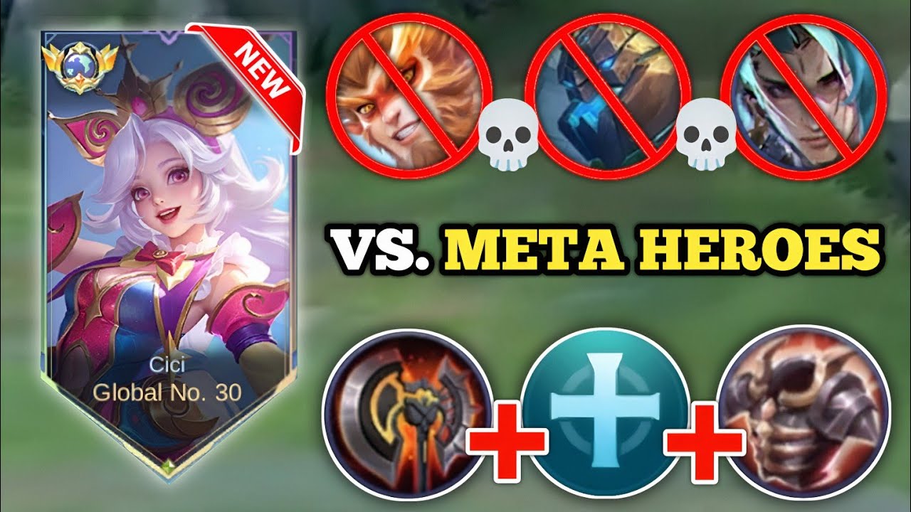CICI BEST BUILD VS. META HEROES! (goodbye fighters!💀) CICI BEST BUILD ...