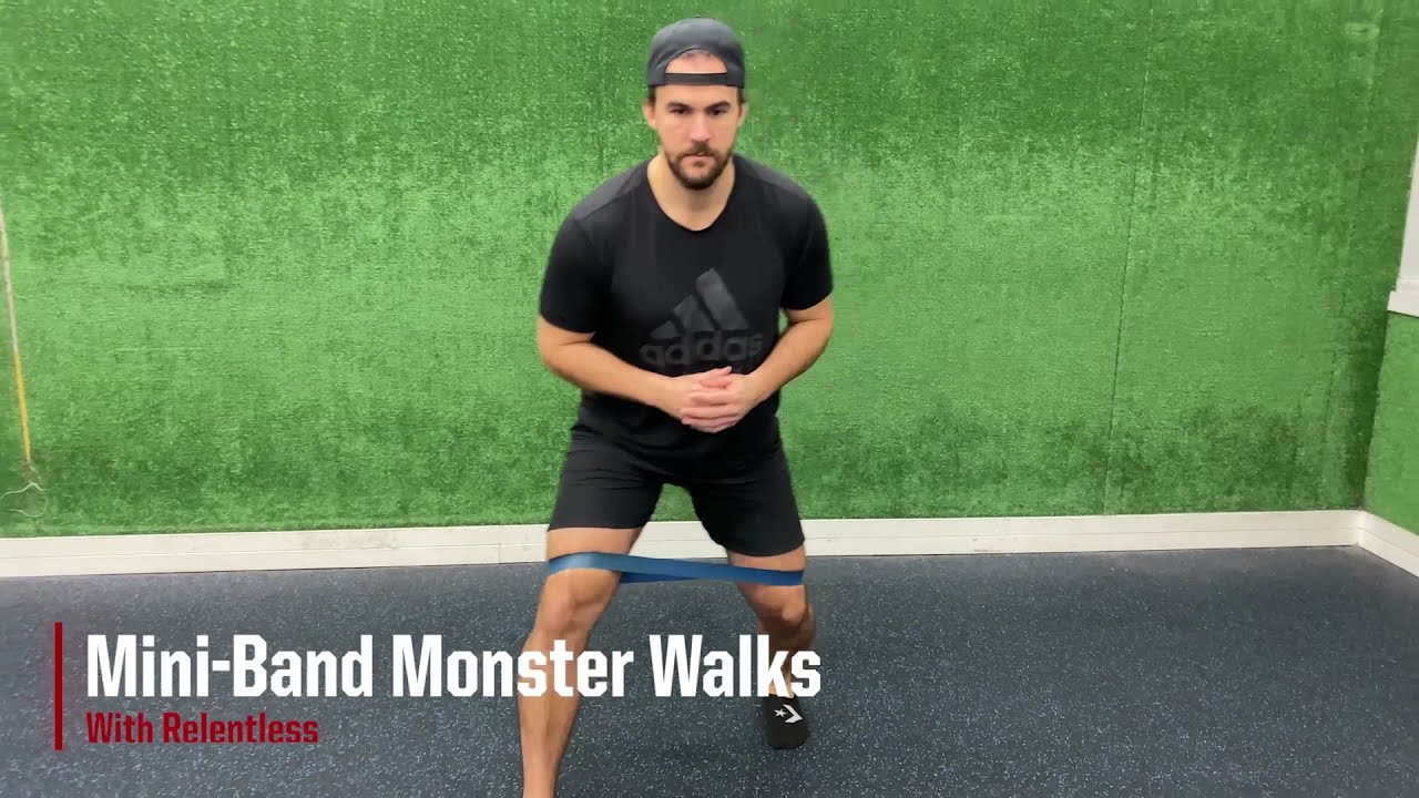 Mini Band Monster Walks - YouTube