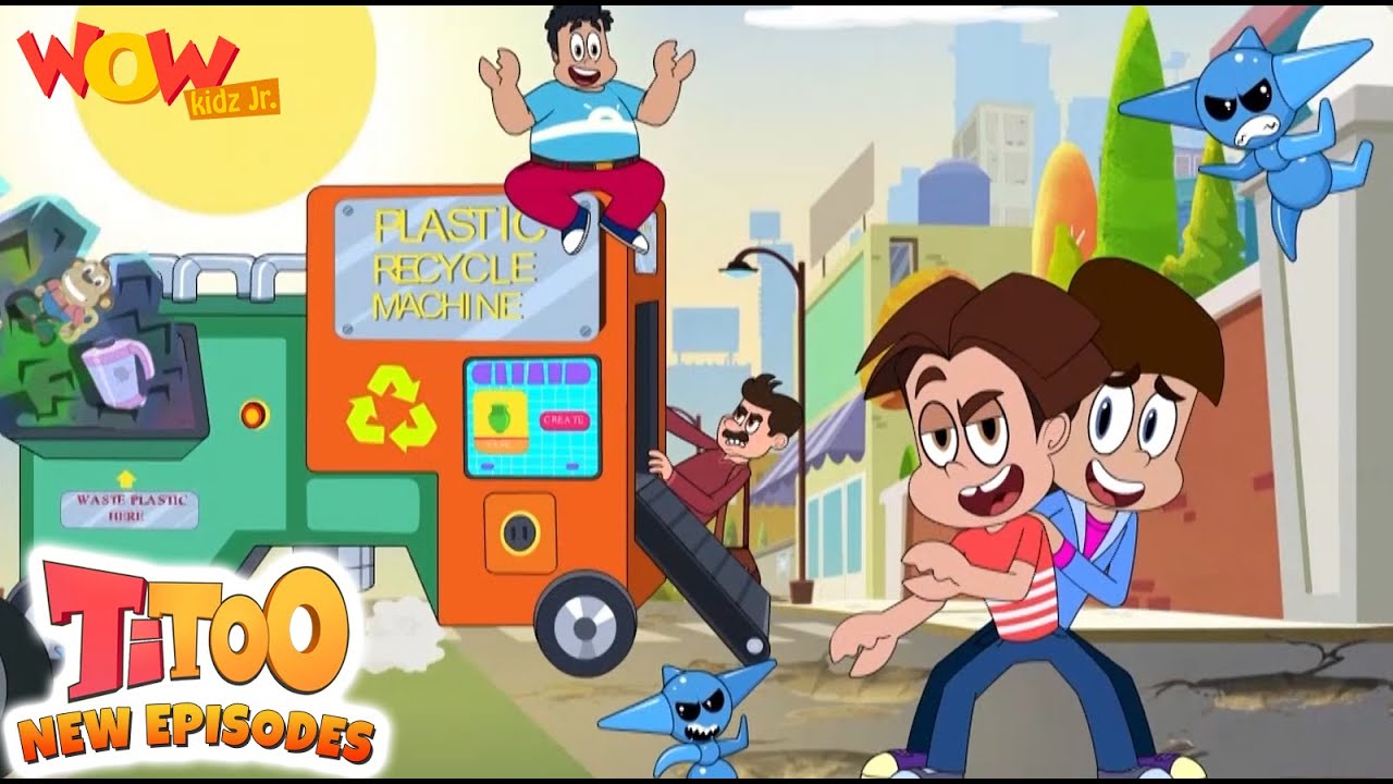 Plastic Ki Sadak | Episode 12 | Titoo New Season 12 | Titoo Cartoon in ...