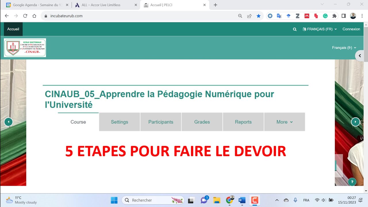 Guide pour la remise du Devoir Final - YouTube