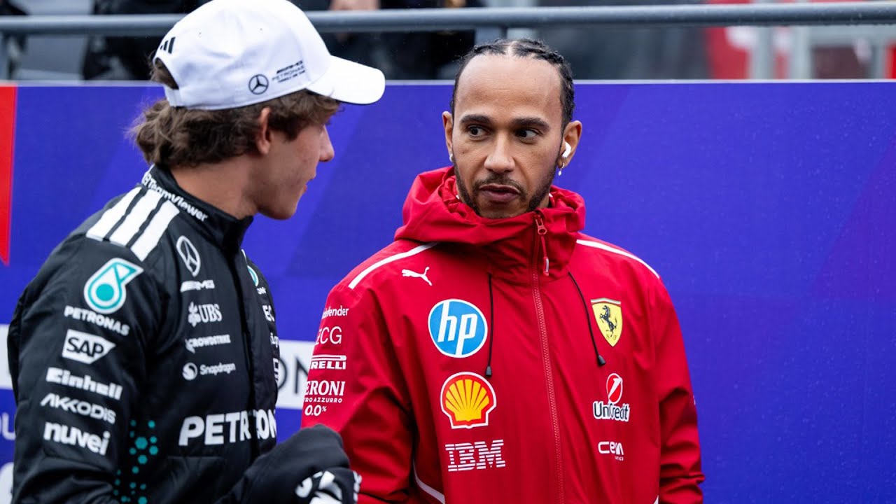 Kimi Antonelli reveals 'tense' first meeting with Hamilton ally - YouTube