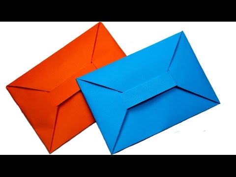BRICOLAGE - Facile origami enveloppe tutoriel