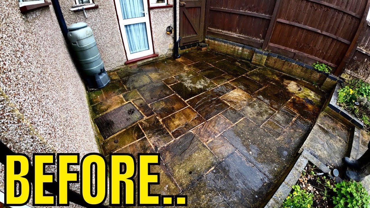 I Gave Her A Big SHOCK Restoring This FILTHY Patio! REACTION WAS ...