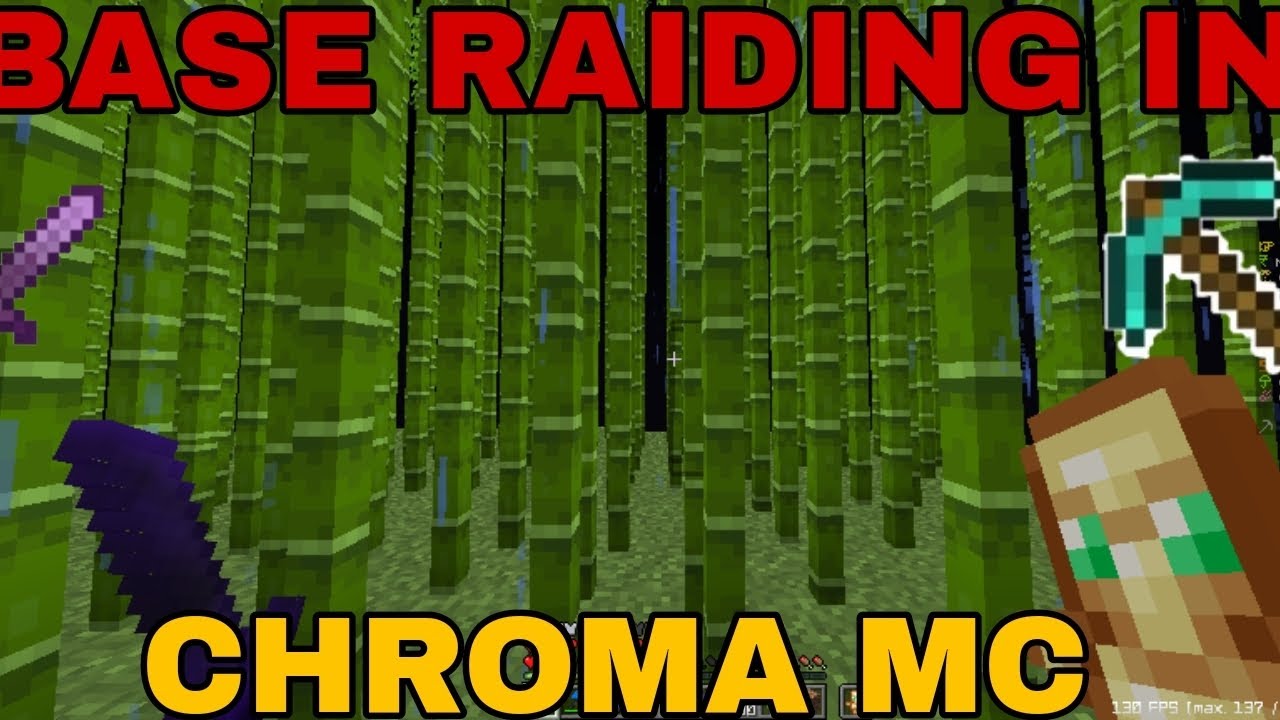 DOING BASE RAIDING IN CHROMA MC AND THEN THIS HAPPENED.... - YouTube