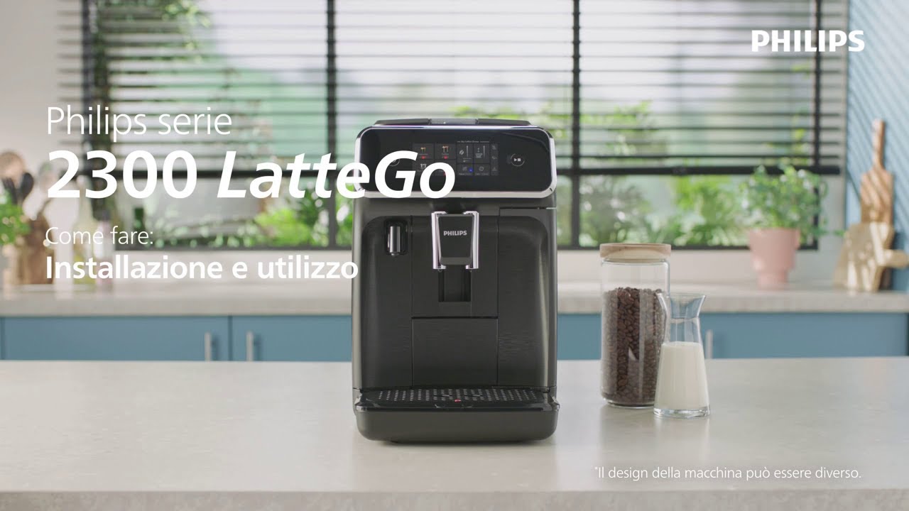 Macchina da caffè automatica Serie 2300 LatteGo | Philips - YouTube