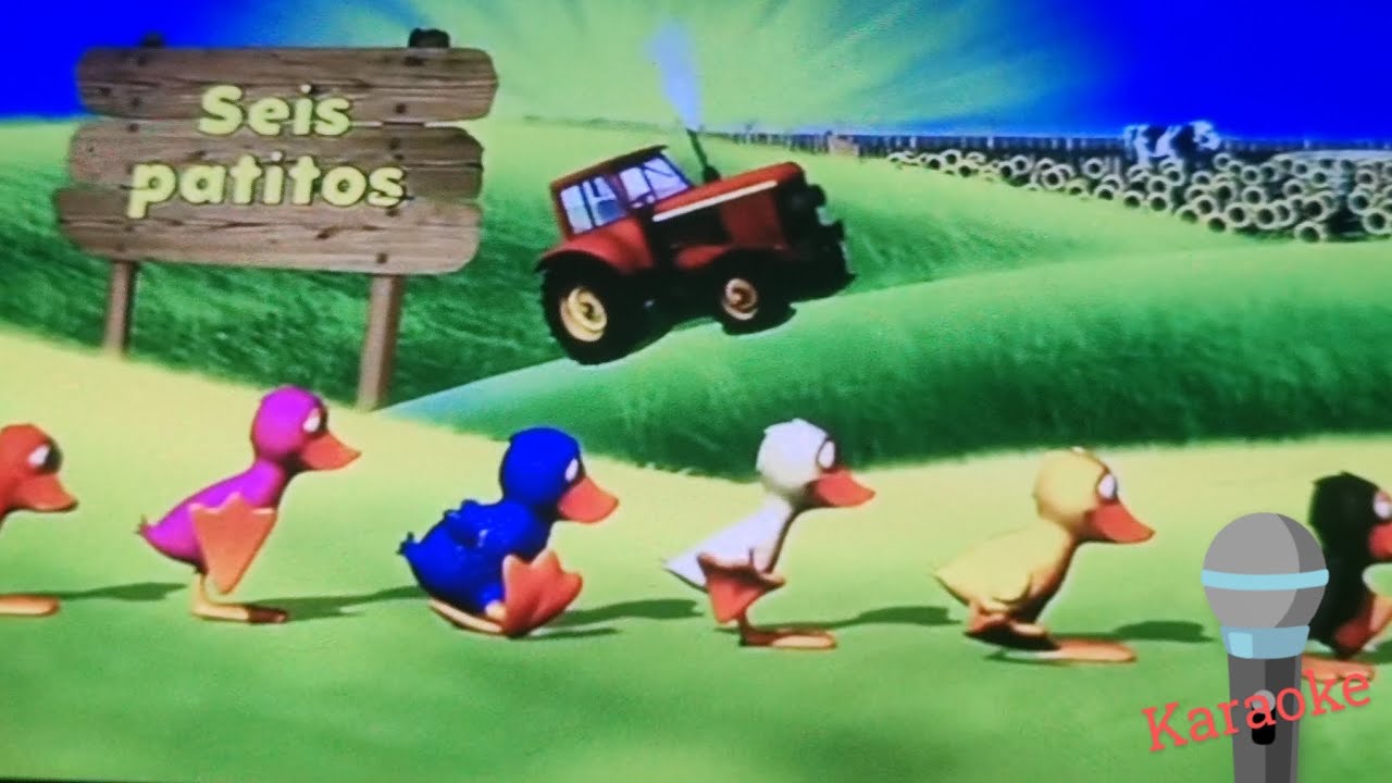 Los Seis Patitos karaoke - Las Canciones de la Granja de Zenón 2 - YouTube