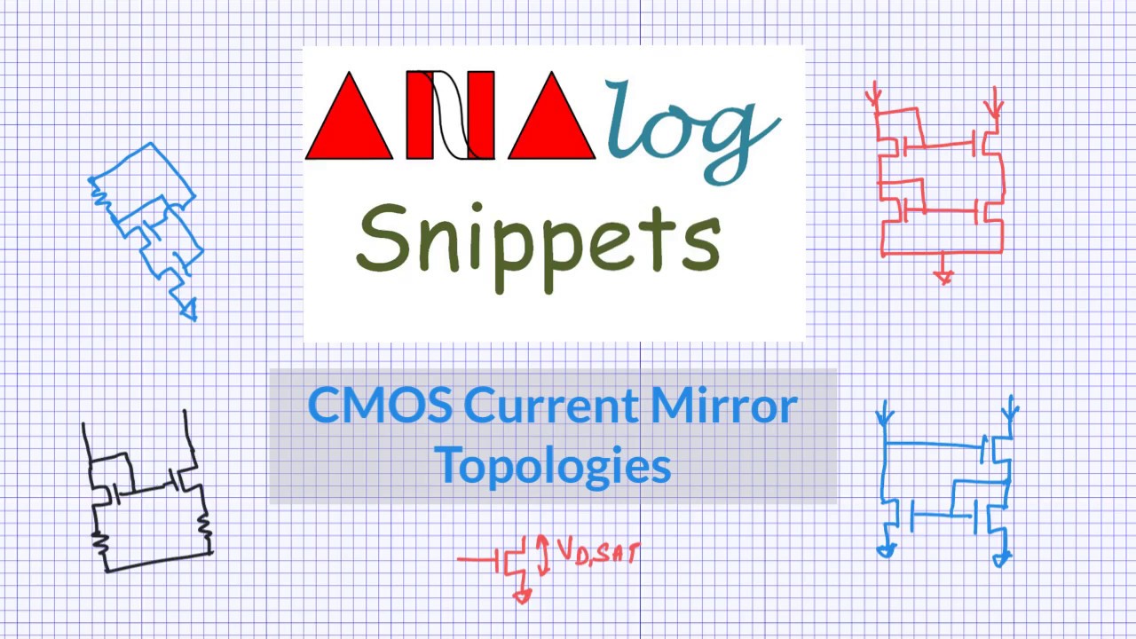 #12 CMOS current mirror topologies - YouTube
