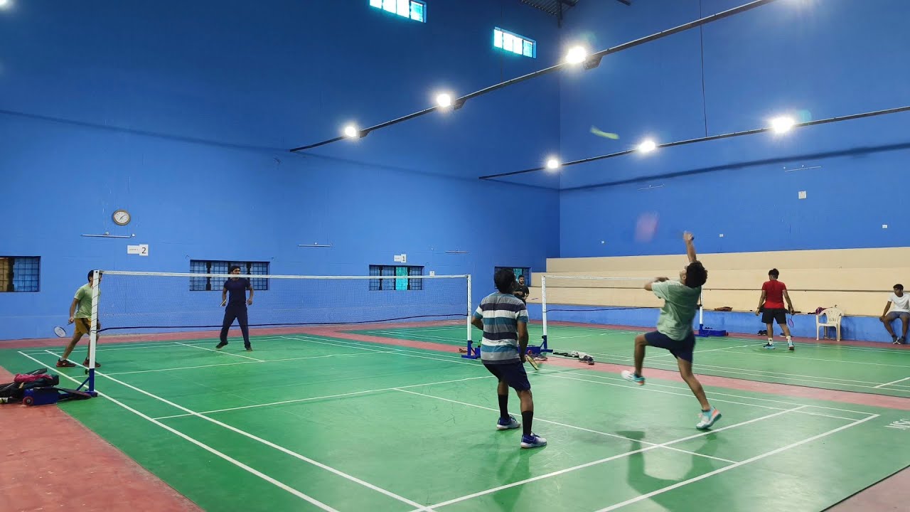 INDOOR BADMITON PRACTICE - YouTube