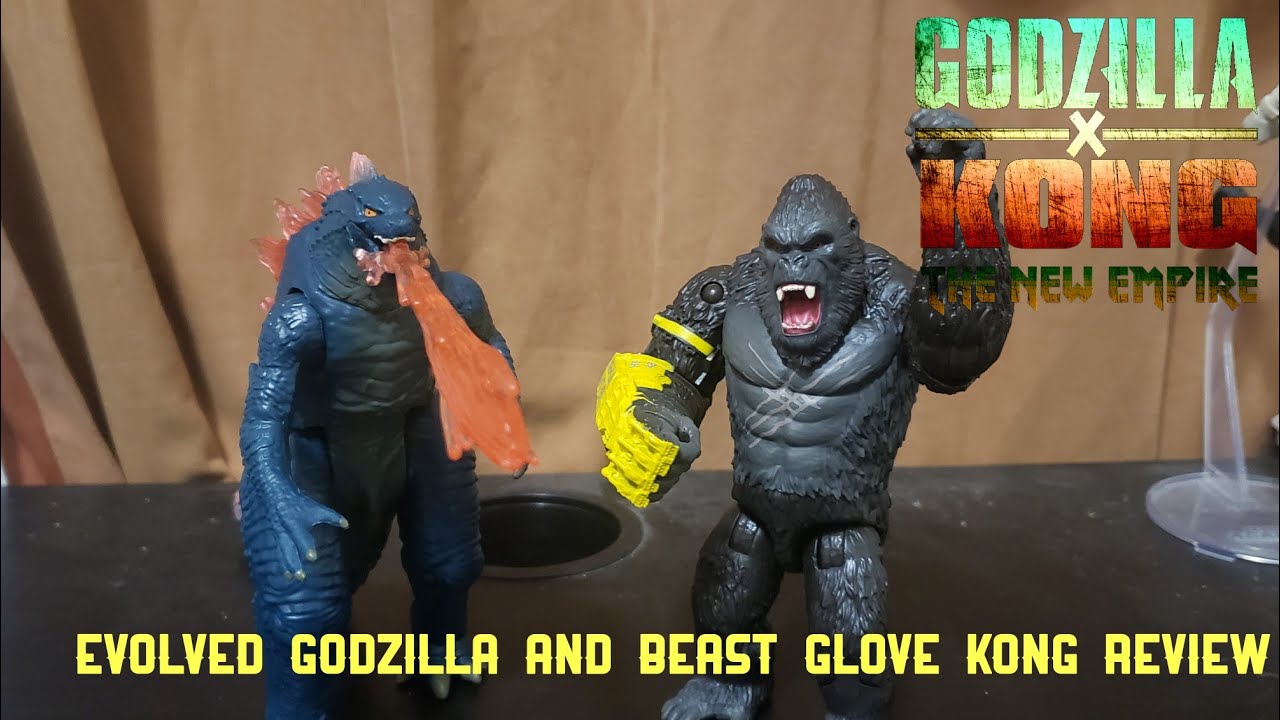 Godzilla x Kong - Evolved Godzilla and Beast Glove Kong Review - YouTube