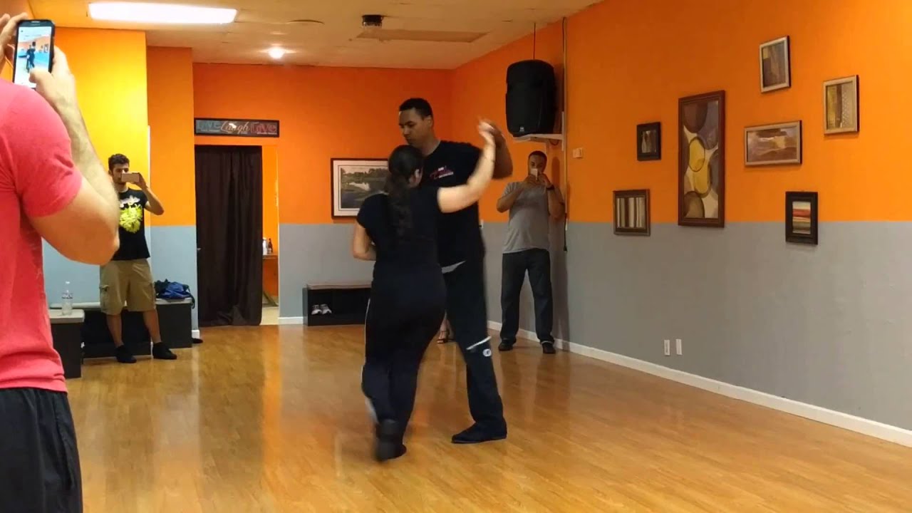 Dame Salsa Latin Dance Studio Houston, TX Salsa Level 3 - YouTube