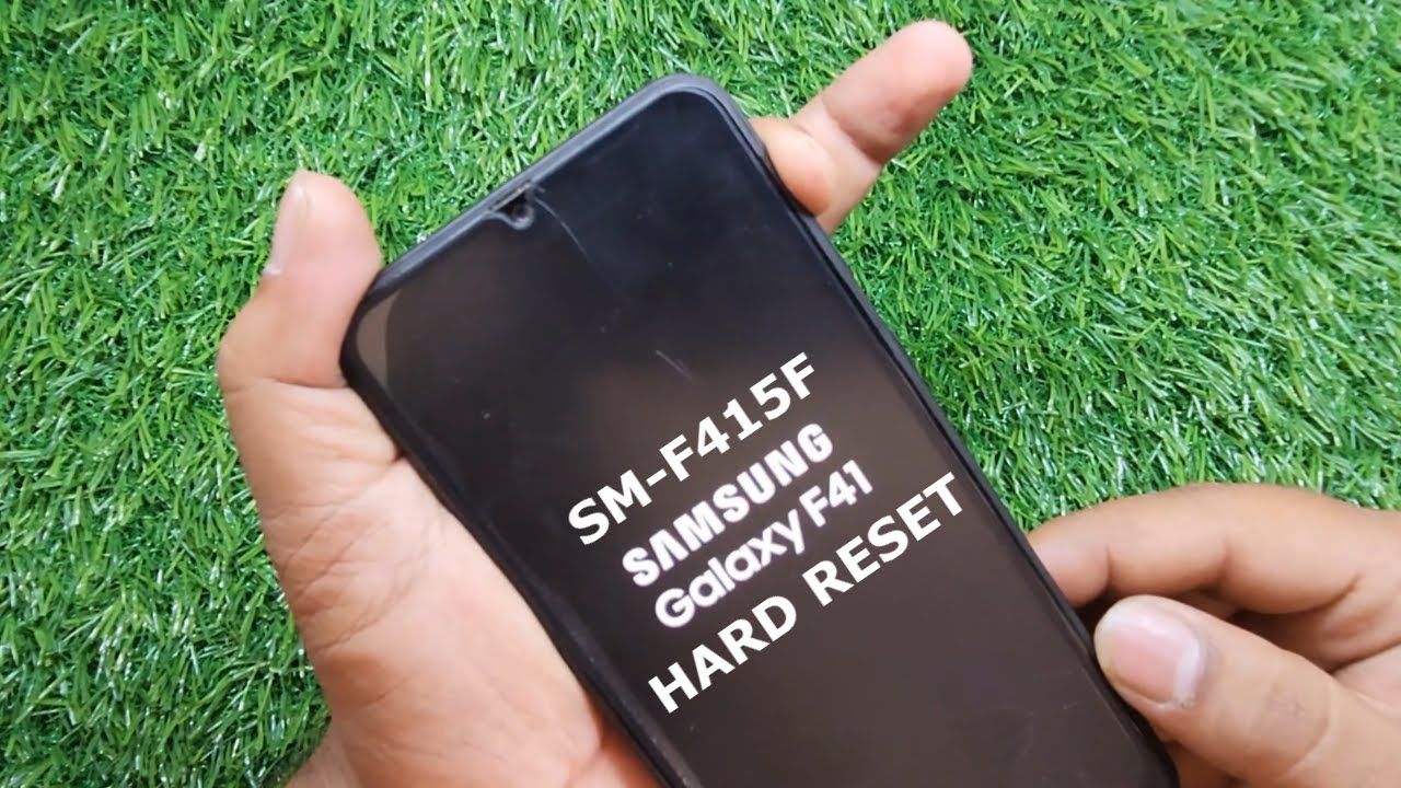 samsung galaxy f41 hard reset | samsung f41 hard reset not working - YouTube