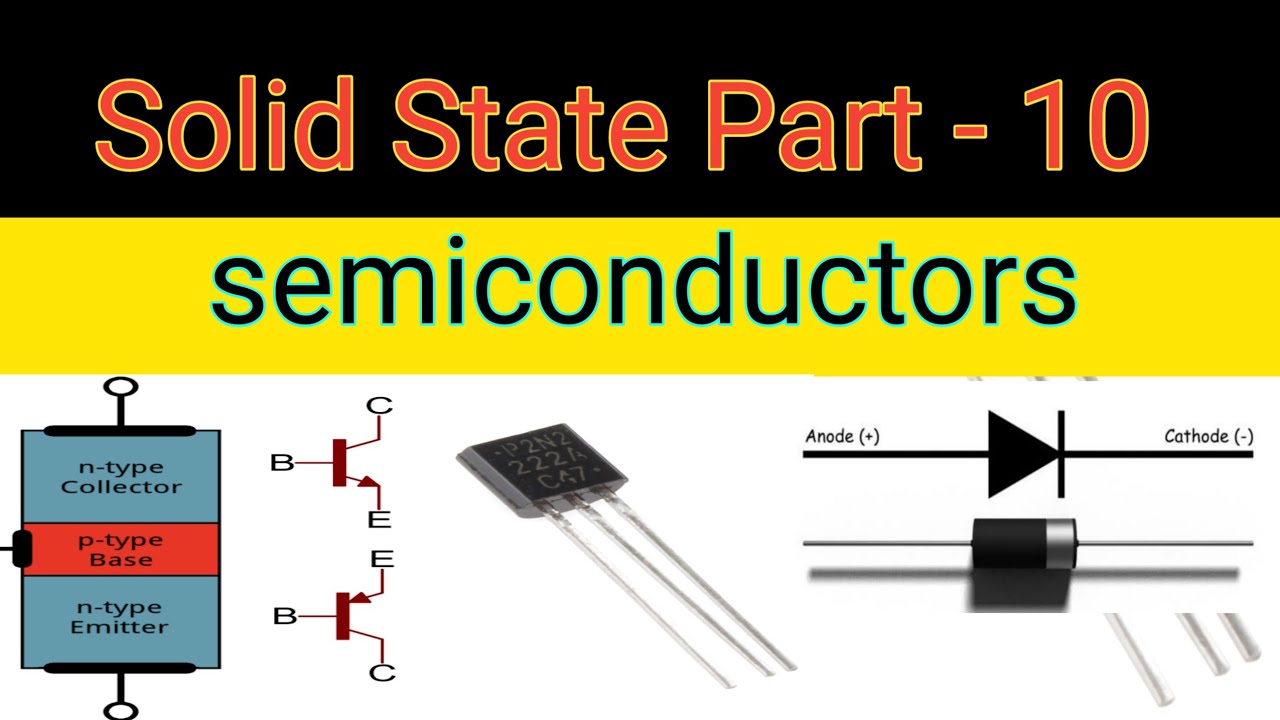 Solid State part 10 | semiconductors| NCERT |class 12th chemistry - YouTube
