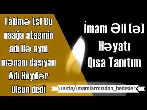 Ya Eli(e.s) movludun mubarek