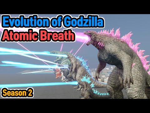 Evolution of Godzilla Atomic Breath : Size comparison 2025