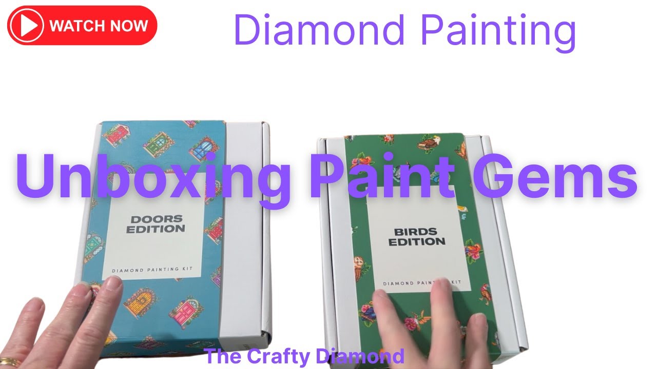 Diamond Painting || Unboxing PaintGem Doors & Birds || Funny Story of ...