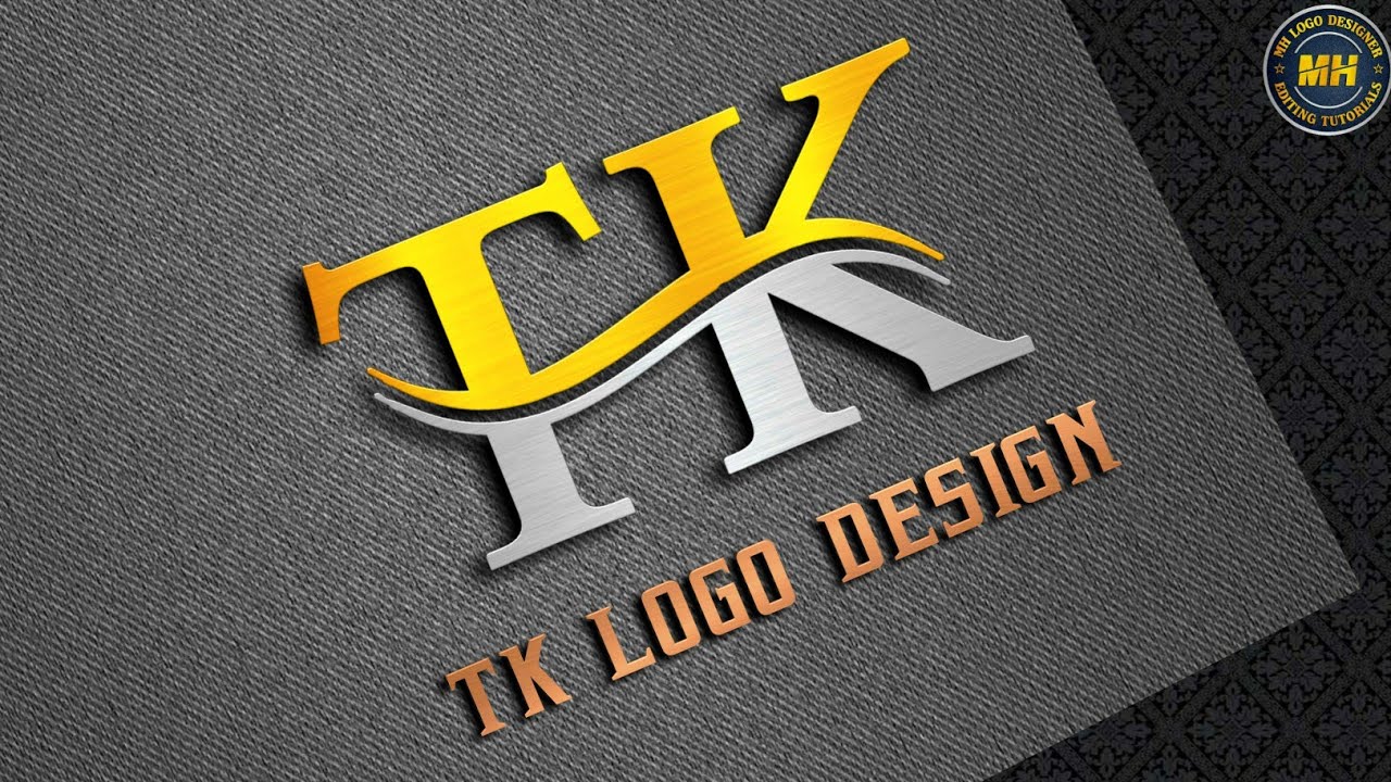 TK logo design || pixellab logo design || mh designer - YouTube