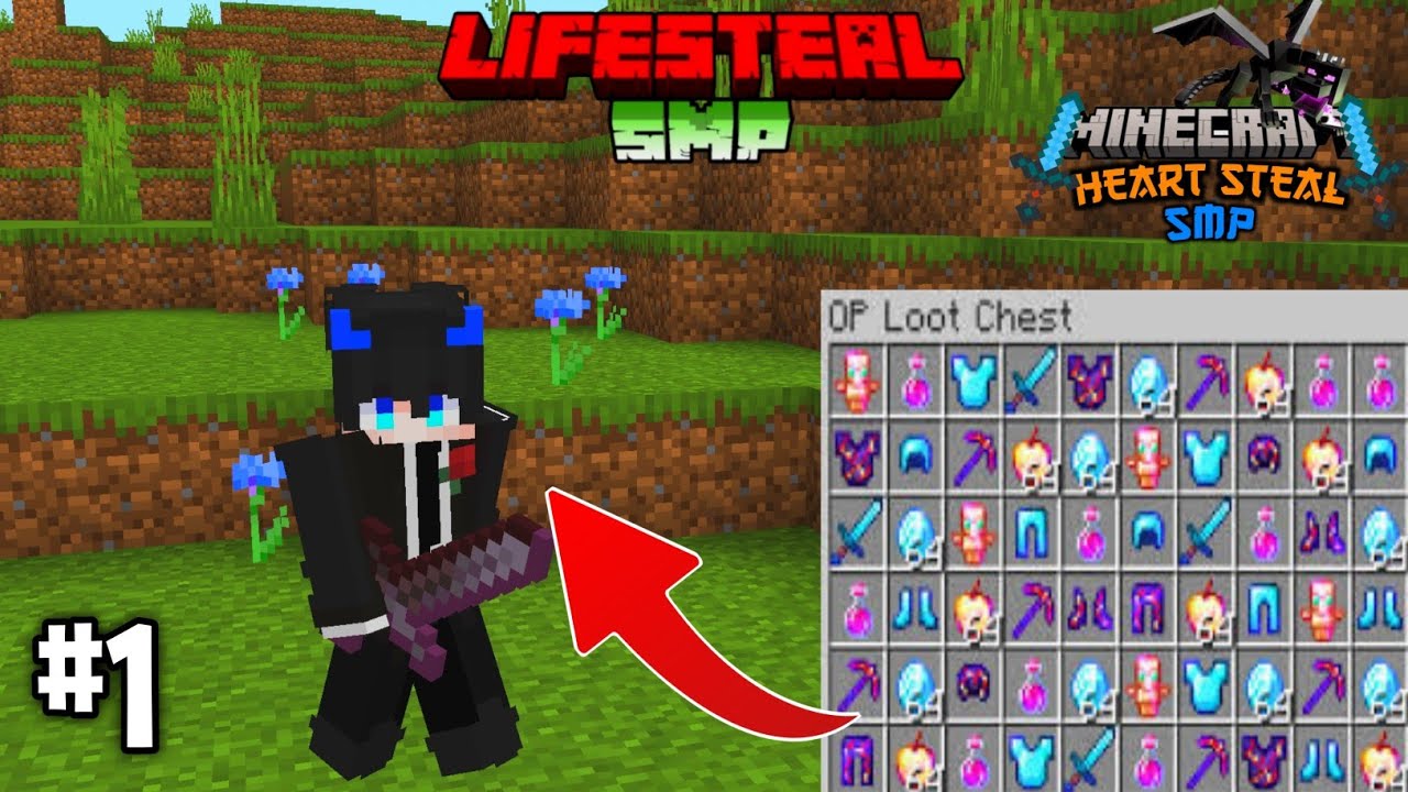 How I Became The Most POWERFUL Player On This HEART STEAL SMP|Lifesteal ...