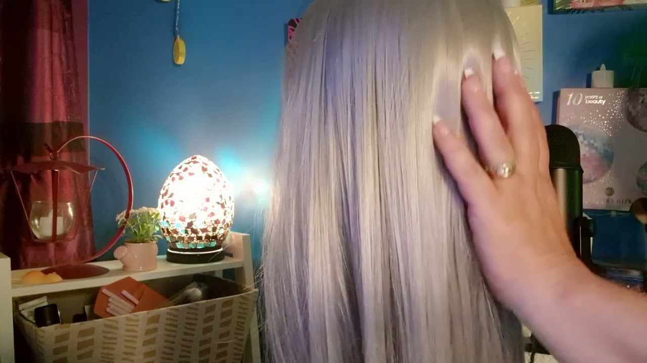 ASMR ~ Soft ~ Gentle Hair Stroking ~ Hair Playing ~ To help You Relax ...