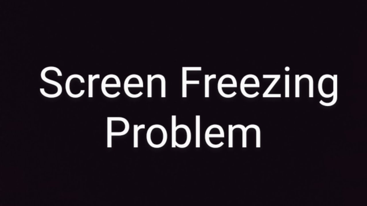 Lenovo Safety | Screen Freezing Problem (1) - YouTube