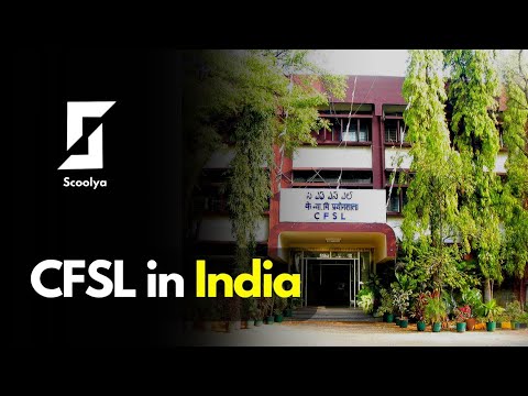 CFSL in India - Forensic Science || Scoolya || - YouTube