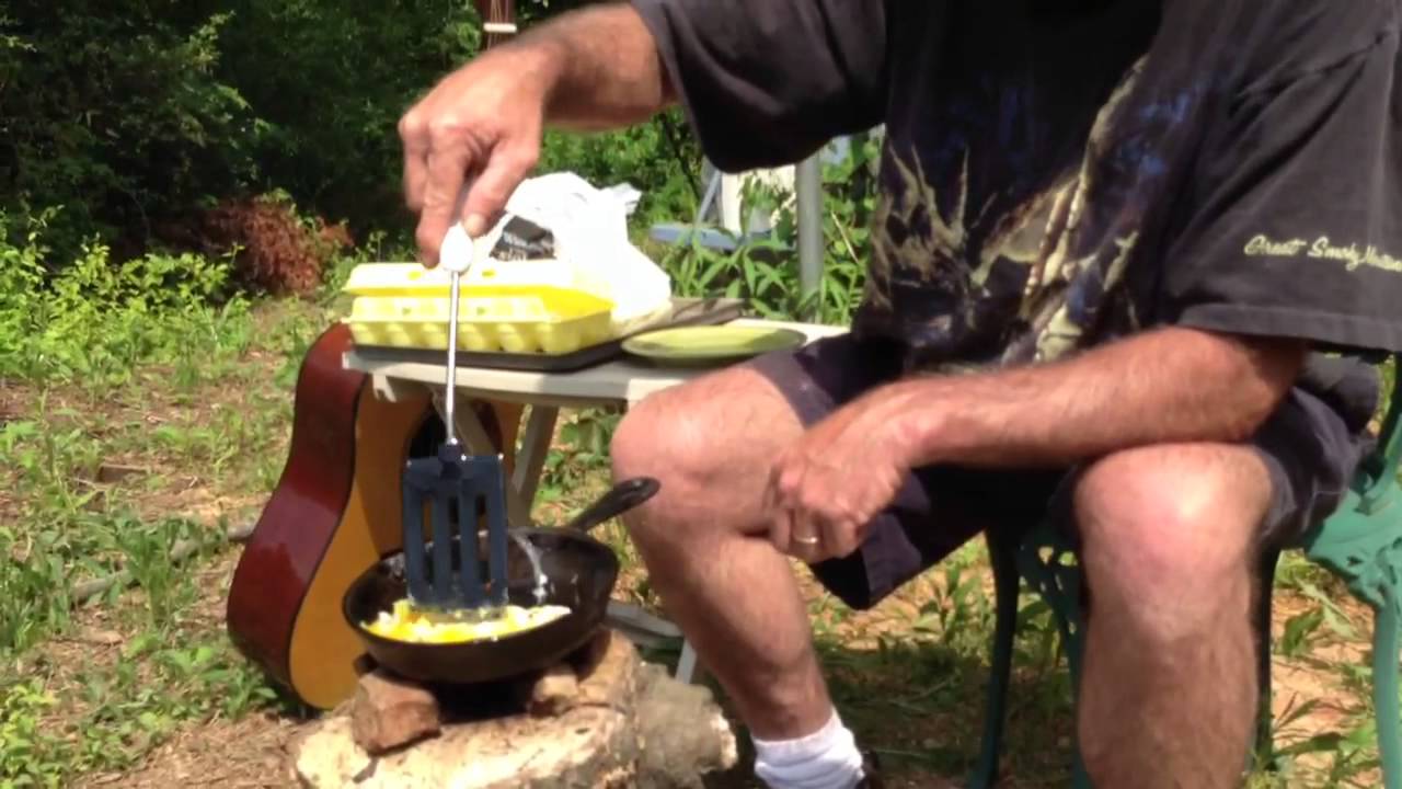 Cooking on Stump Stove with Stanley T. - YouTube