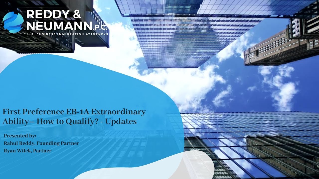 First Preference EB-1A Extraordinary Ability– How to Qualify? - Updates ...