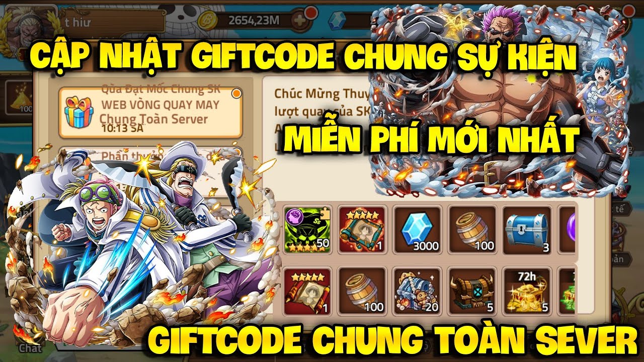 Cập Nhật 12 Code Huyền Thoại Hải Tặc Mới Nhất | Sự Kiện Nhận GiftCode ...