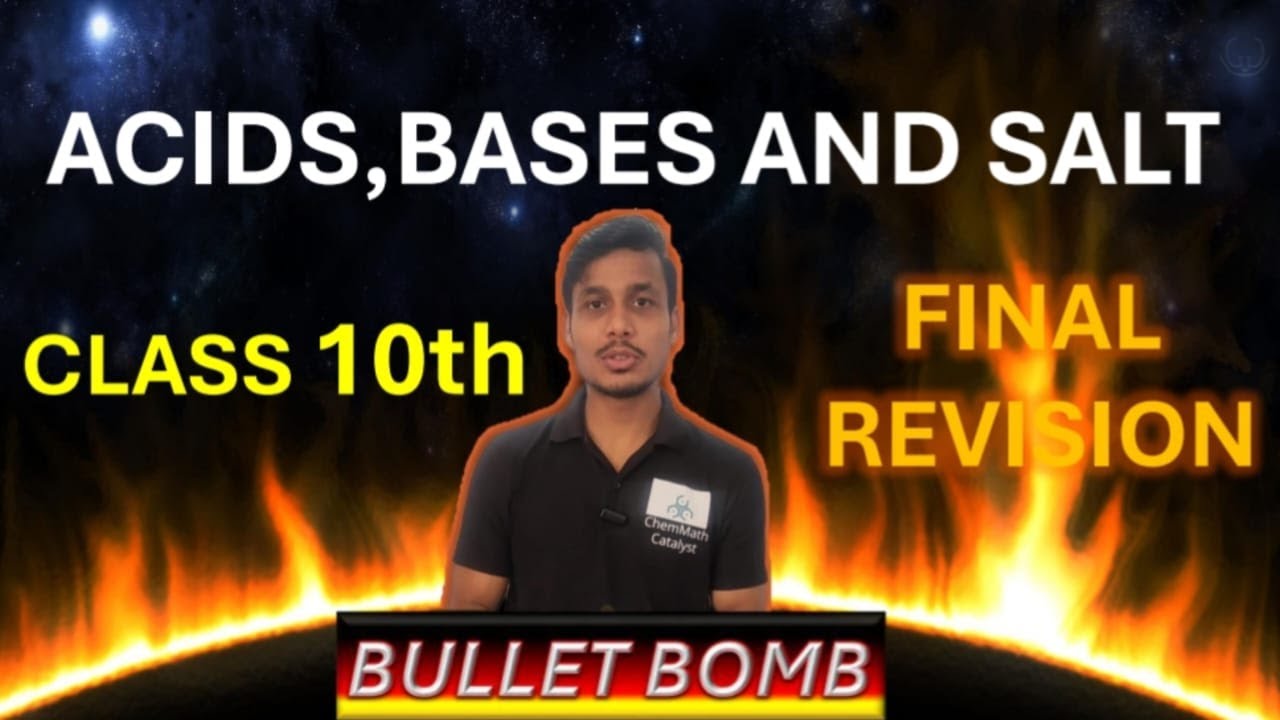 Acids,Bases and Salts Bullet bomb 💣 | Class 10th | CBSE |NCERT - YouTube