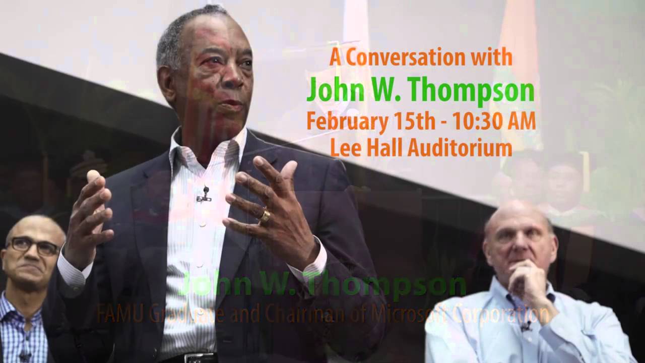 A Conversation with John W. Thompson - YouTube